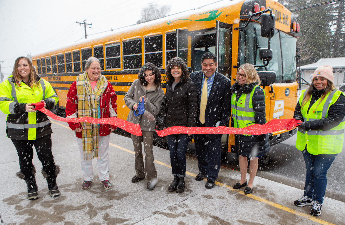 First Student Introduces its First Electric School Bus in Oregon ...