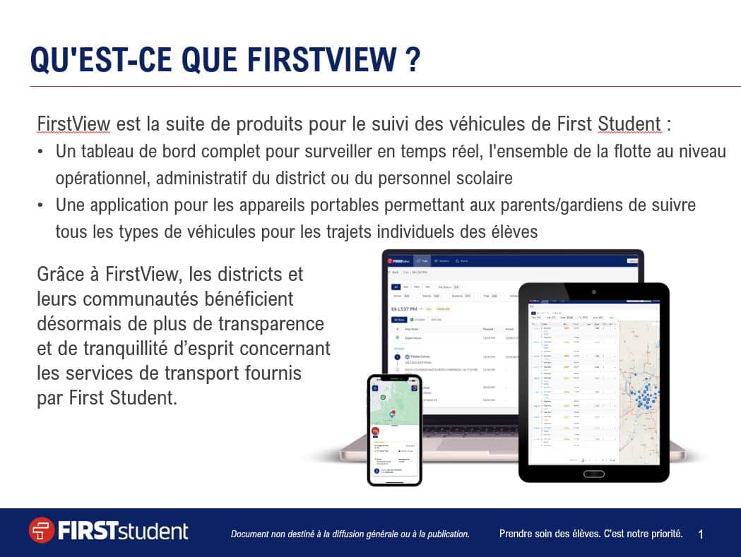 FirstView – First Student Product Overview (FR) - First Student, Inc.